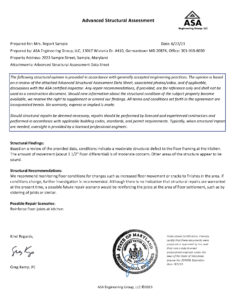 Advanced Structural Assessment - ASA Engineering Group, LLC